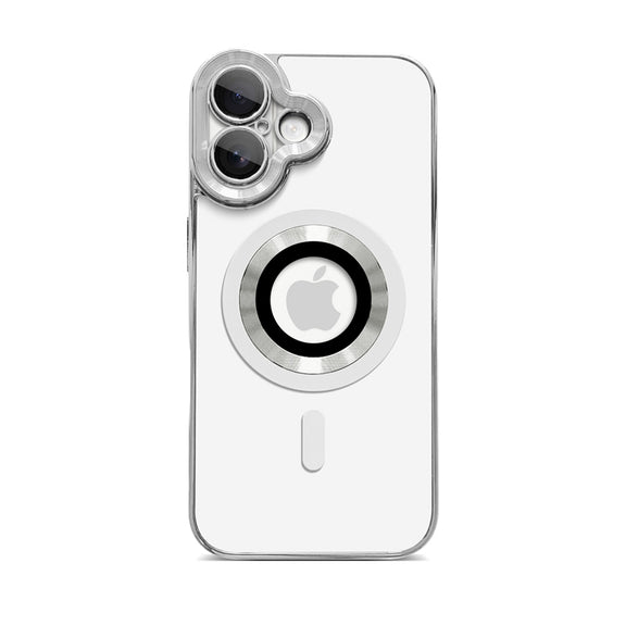 Elegant White | iPhone Magsafe Electroplating Original Color Case ...